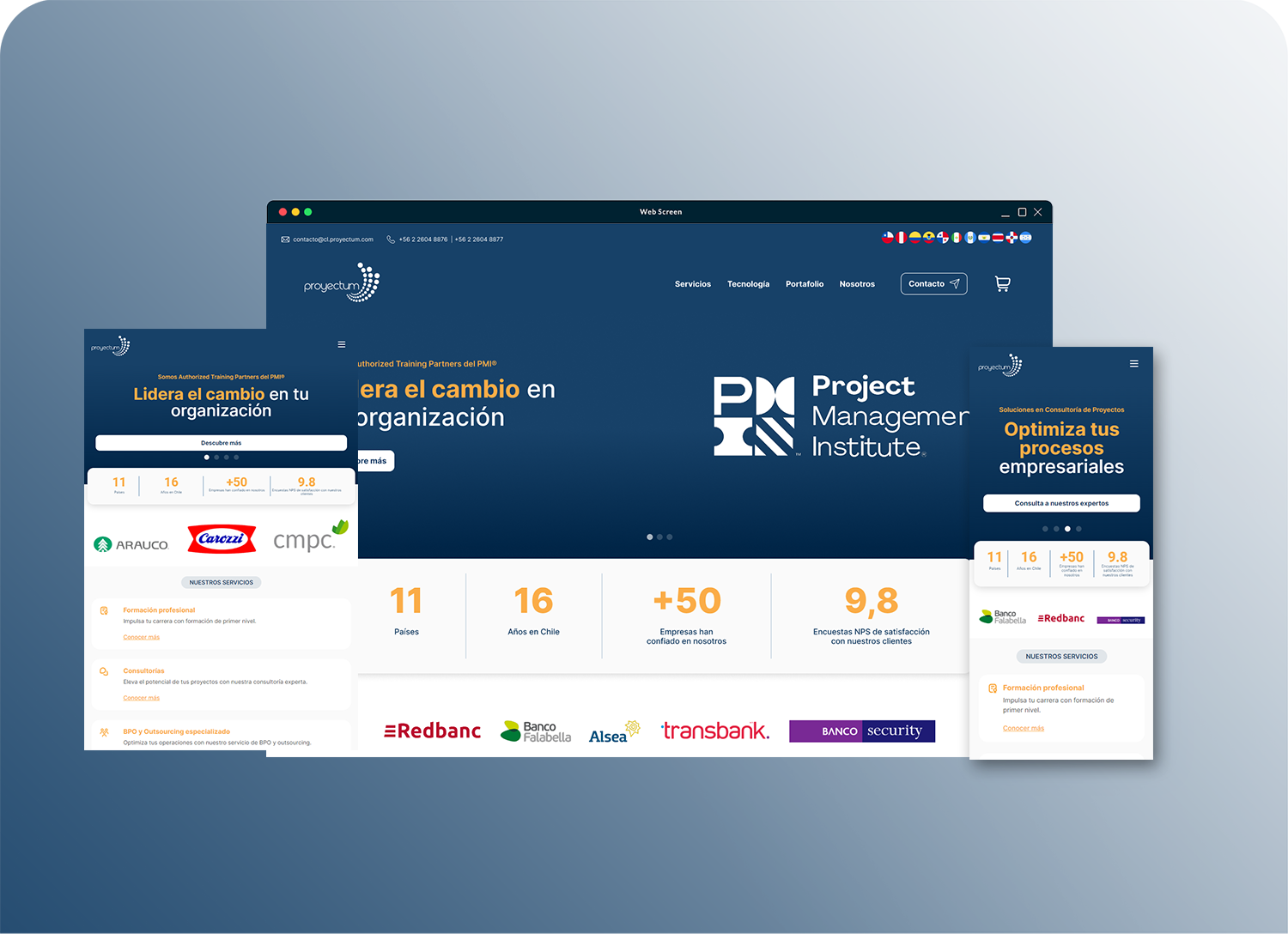 Arquitectura cloud y desarrollo web para Proyectum | GUX Technologies